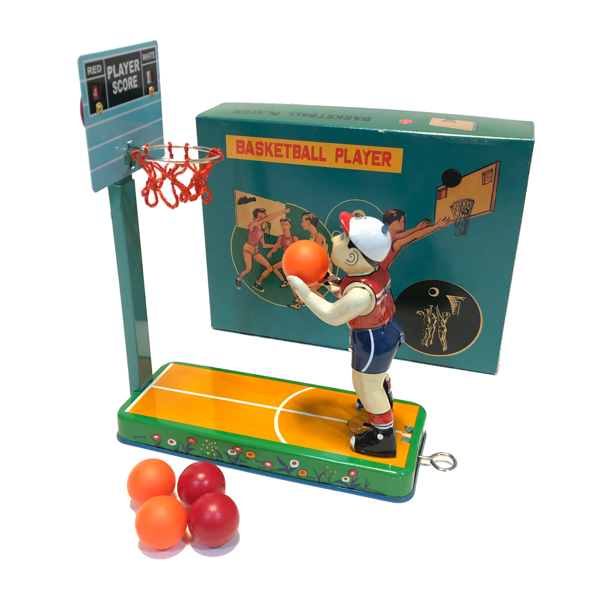 Tin Toy - Basketball Player – Classic Gifts Australia