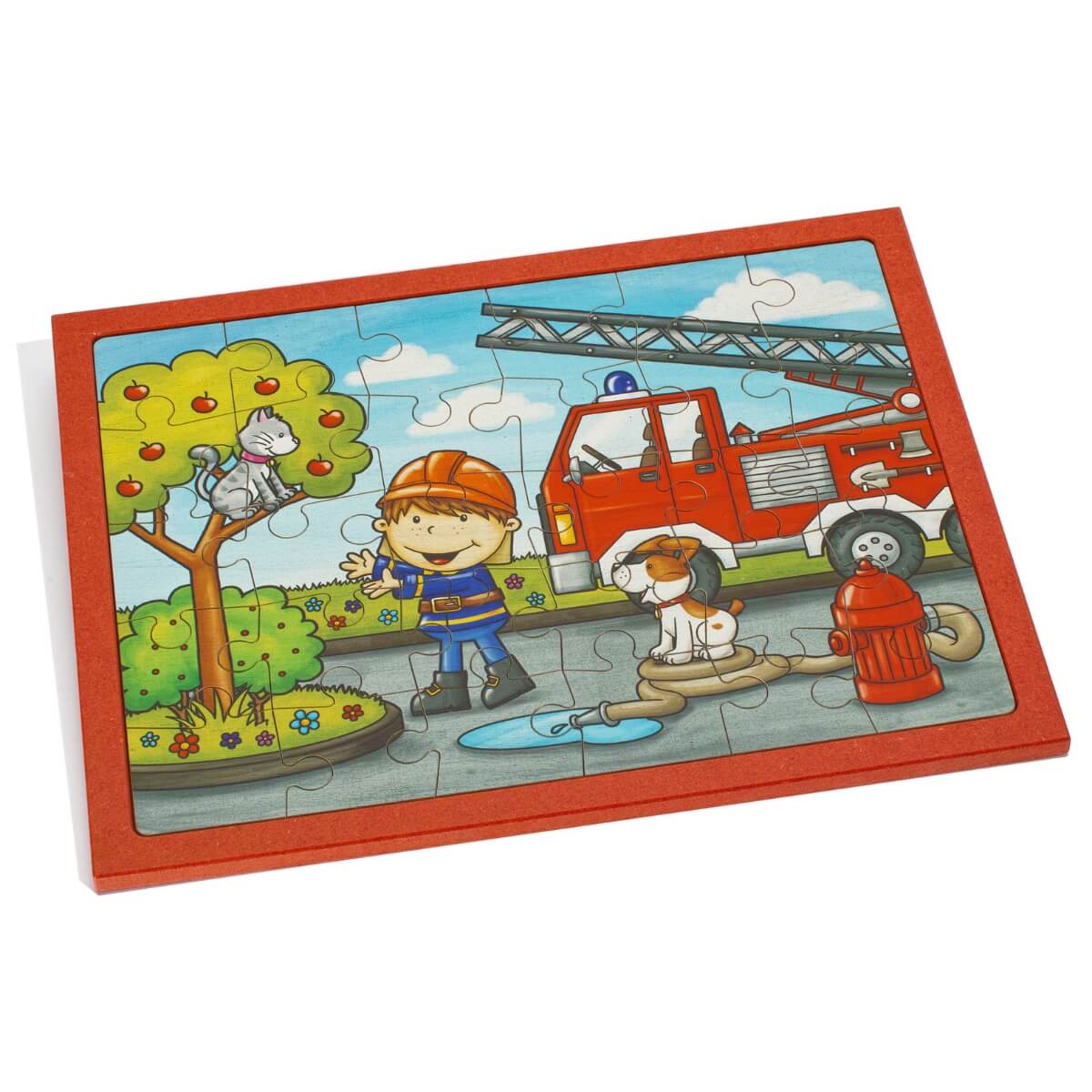 Wooden Fire Engine Puzzle – Classic Gifts Australia