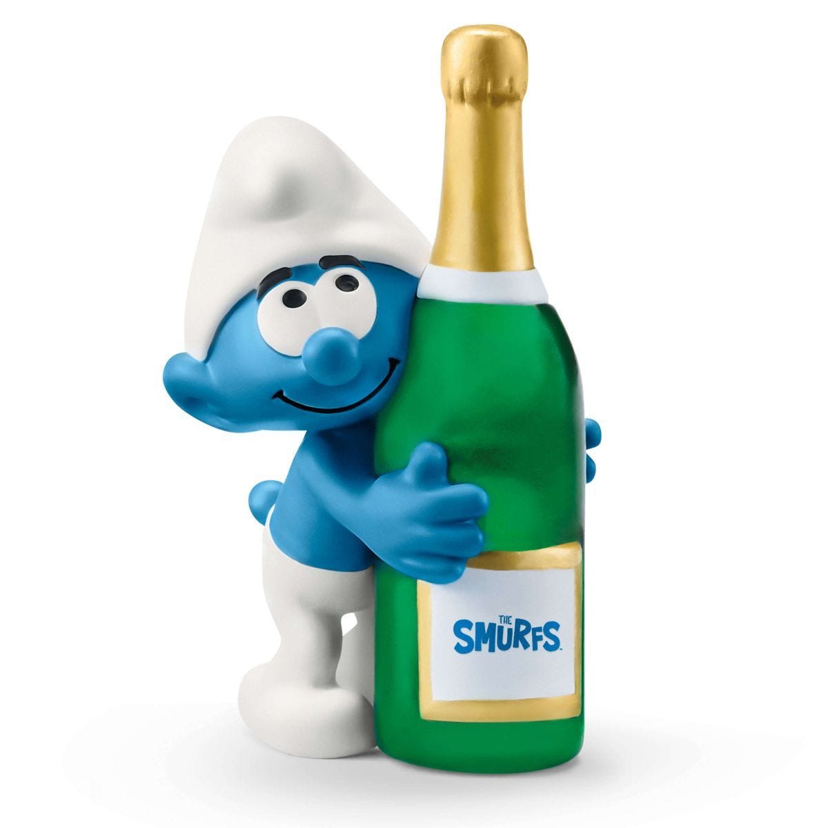 Smurf with bottle – Classic Gifts Australia