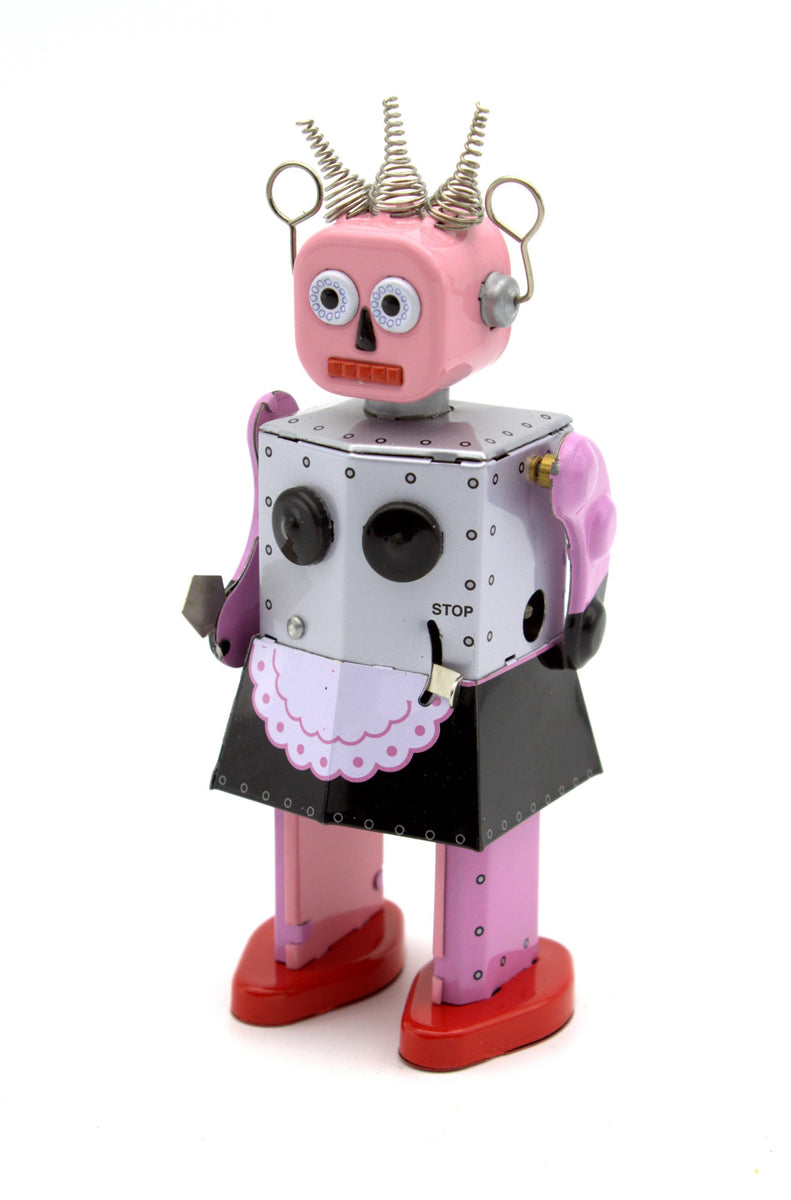 Wind Up Tin Toy Roxy Robot – Classic Gifts Australia