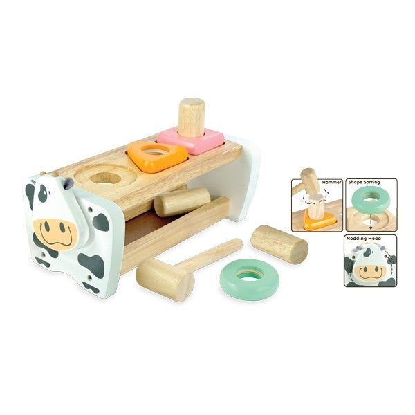 Cow Hammer Bench - Pastel – Classic Gifts Australia