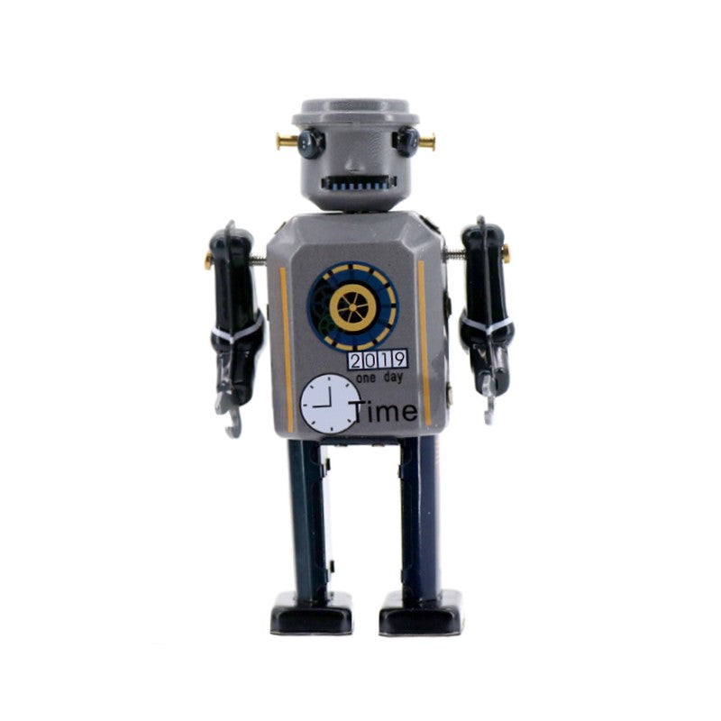Wind Up Tin Toy Time Bot – Classic Gifts Australia