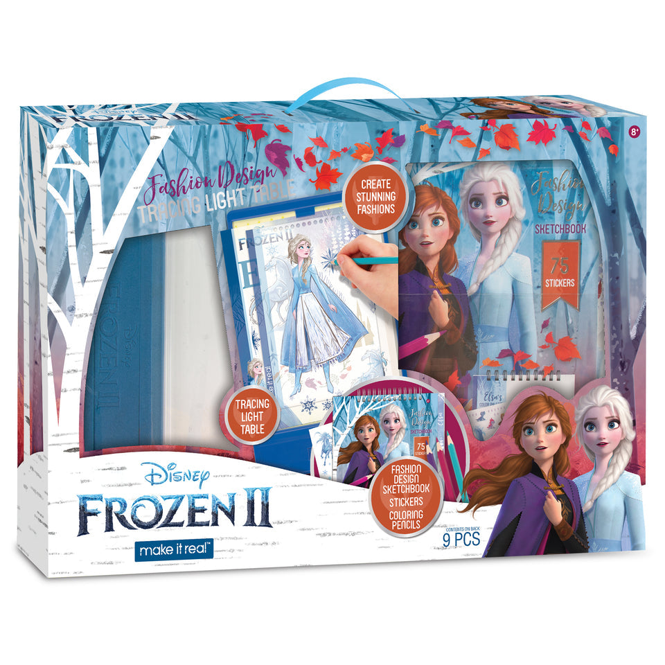 Disney Frozen 2 Fashion Design Sketchbook with Tracing Light Table ...