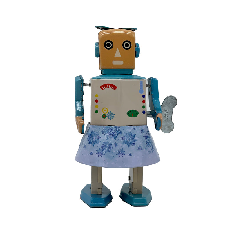 Wind Up Tin Toy Snow Bot – Classic Gifts Australia