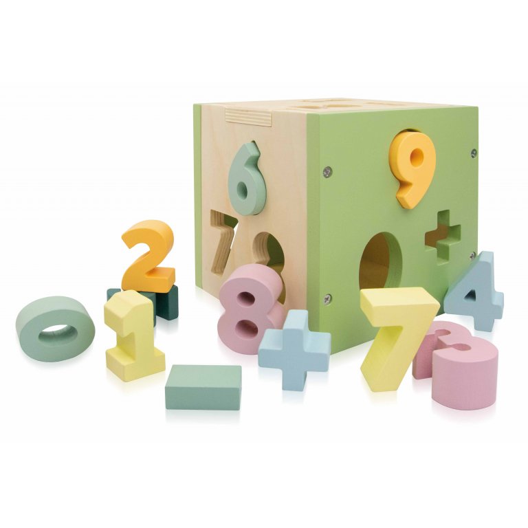 Wooden Numbers Cubed & Book – Classic Gifts Australia